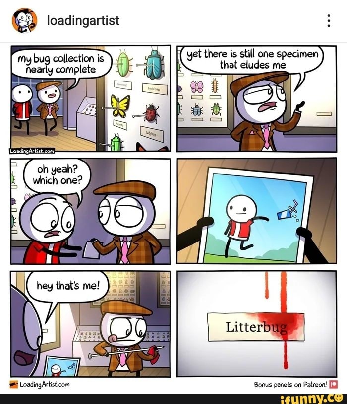 Yet there is still one specimen that eludes me LitterB I Bonus panels ...