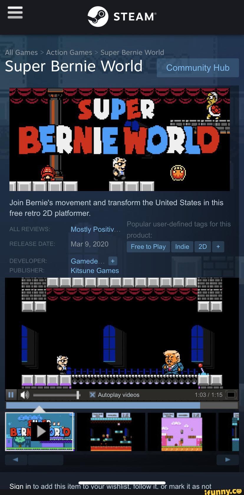 All Games Action Games Super Bernie World Super Bernie World community ...