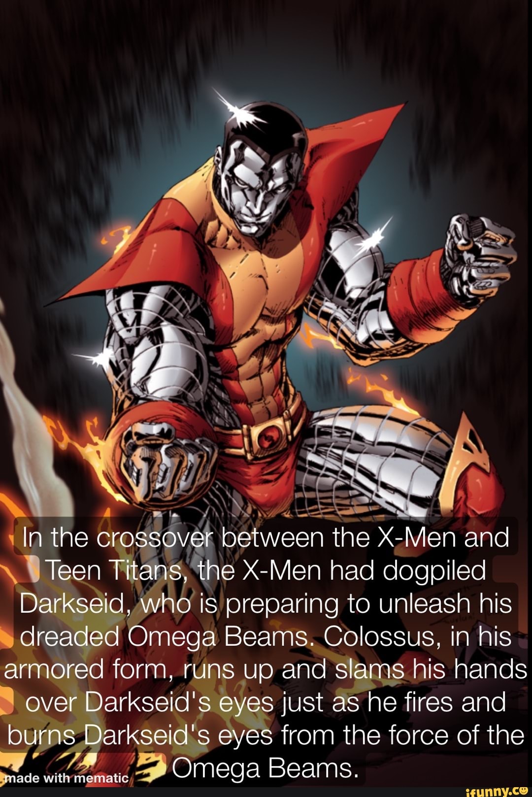 In the crossover between the X-Men and Teen Titans, the X-Men had ...
