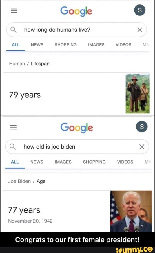 = Google how long do humans live? ALL NEWS SHOPPING IMAGES. MA Human ...