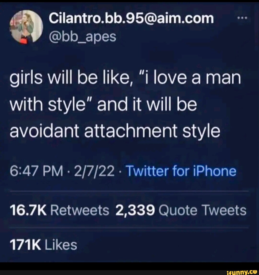 Avoidant memes. Best Collection of funny Avoidant pictures on iFunny