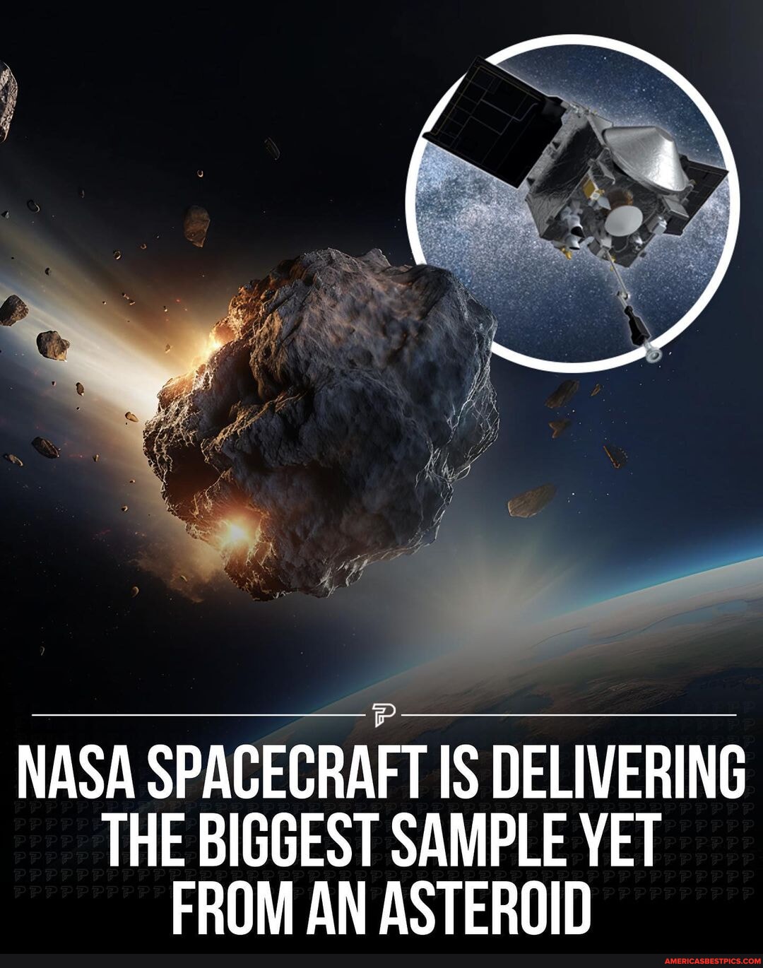 Swipe to see the largest asteroid sample ever collected has landed ...