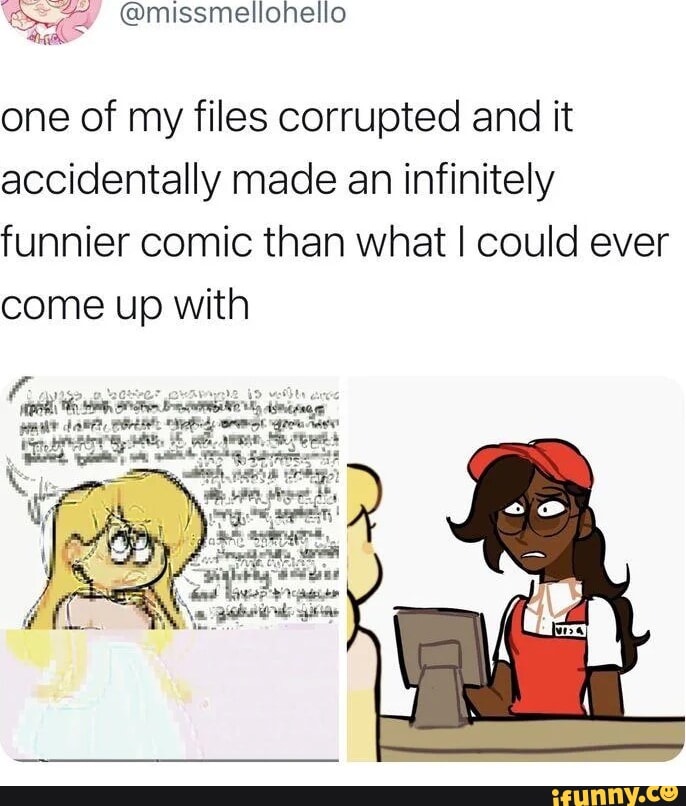 One of my files corrupted and it accidentally made an infinitely ...