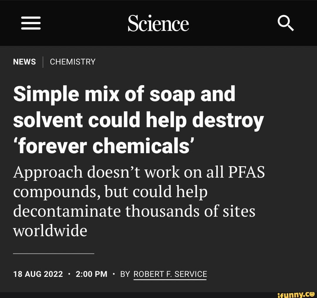 = Science NEWS I CHEMISTRY Simple mix of soap and solvent could help ...