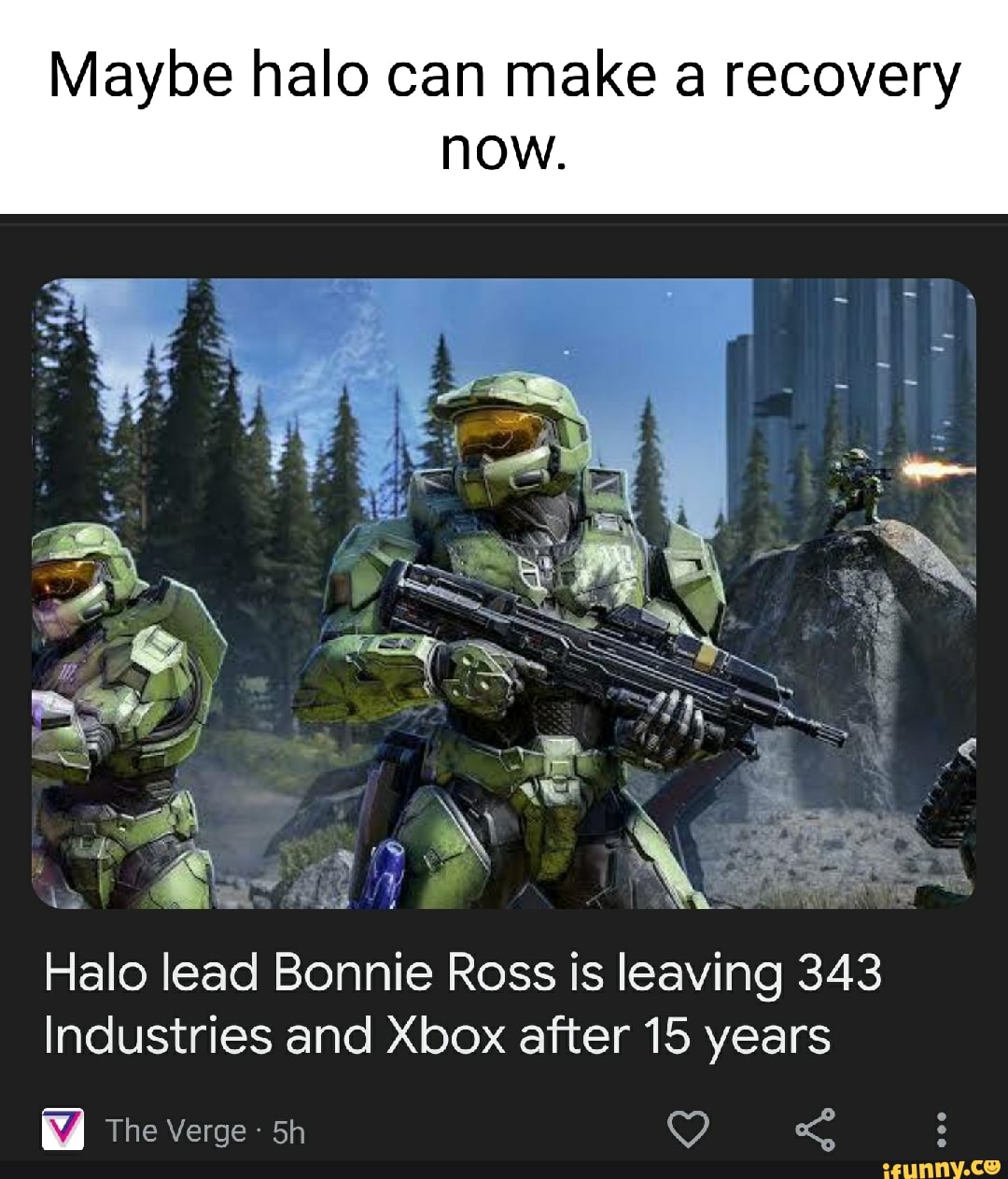 Maybe halo can make a recovery now. Halo lead Bonnie Ross is leaving ...
