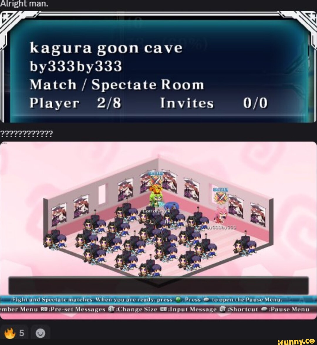 Man. kagura goon cave by333by333 Match / Spectate Room Player Invites ...