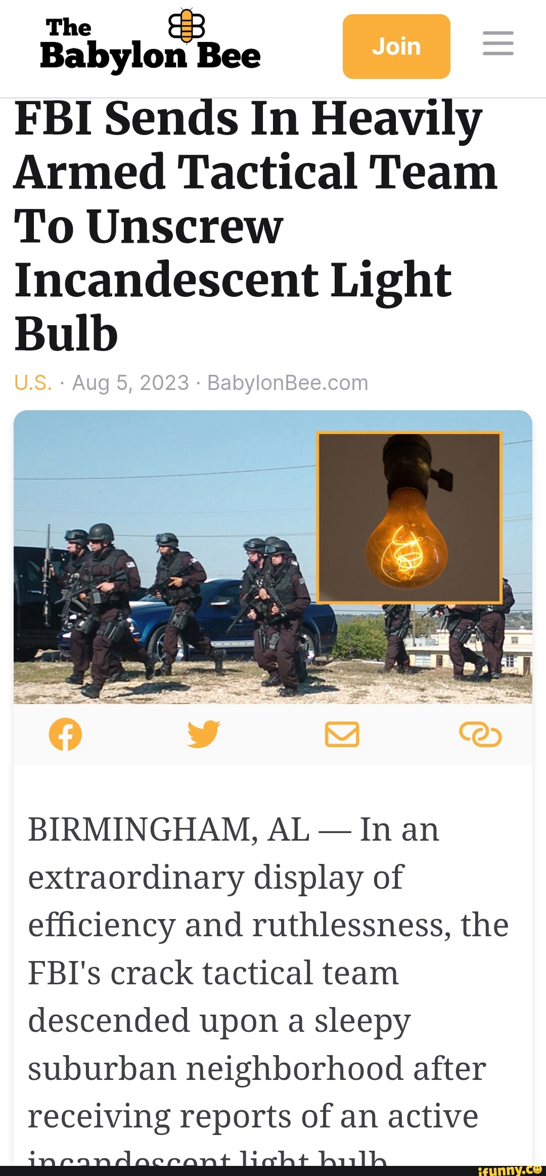 The Bibylo} Bee Join FBI Sends In Heavily Armed Tactical Team To ...