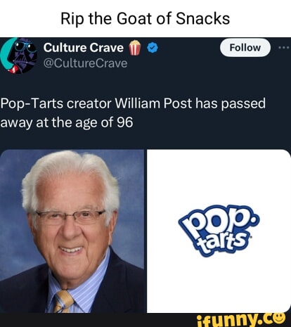 Rip the Goat of Snacks * Culture Crave ff Foliow Pop-Tarts creator ...