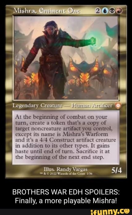 At the beginning of combat on your turn, create a token that's a copy ...