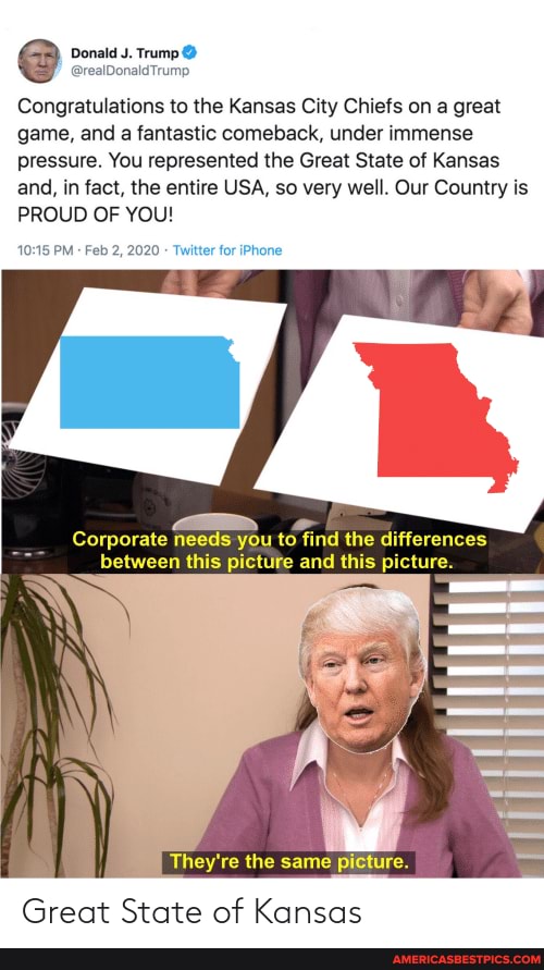 Great State of Kansas - Donald J. Trump Congratulations to the Kansas ...