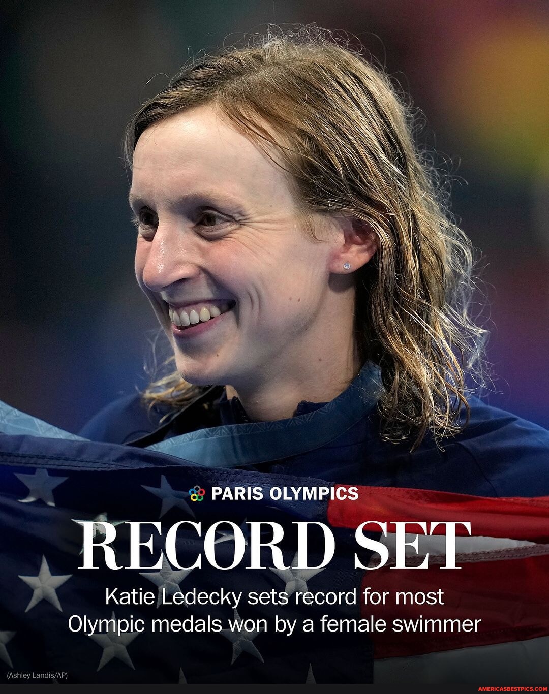 Katie Ledecky set the record for most Olympic medals won by a female ...