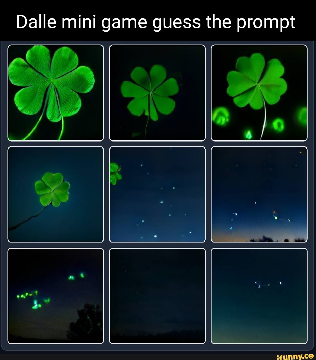 Dalle mini game guess the prompt - iFunny