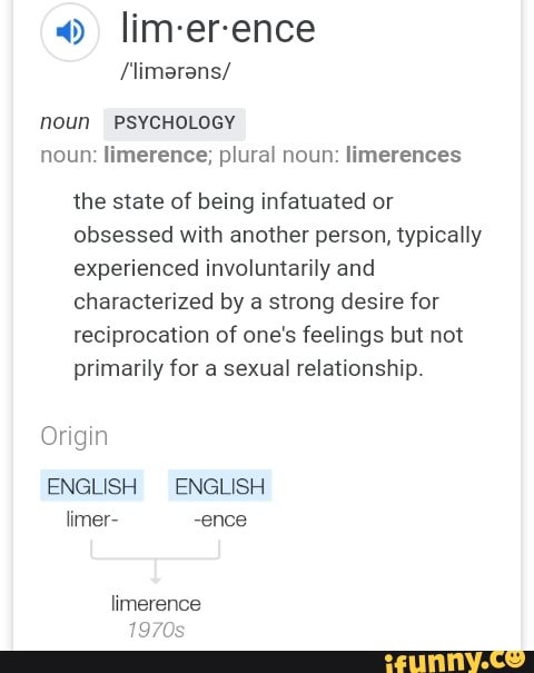 Limerence memes. Best Collection of funny Limerence pictures on iFunny