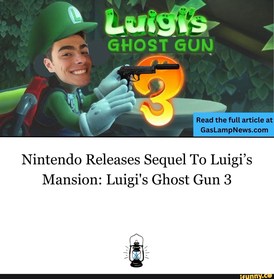 ON GHOST GUN Read the full article at GasLampNews.com Nintendo Releases ...