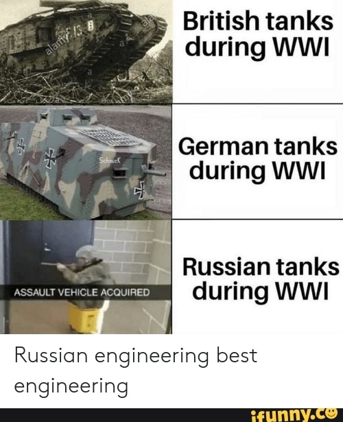 British tanks during WWI German tanks during WWI I Russian tanks during WWI _ASSAULT Russian ...