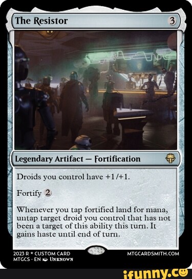 The Resistor {Legendary Artifact fact - - fortification Fortification ...