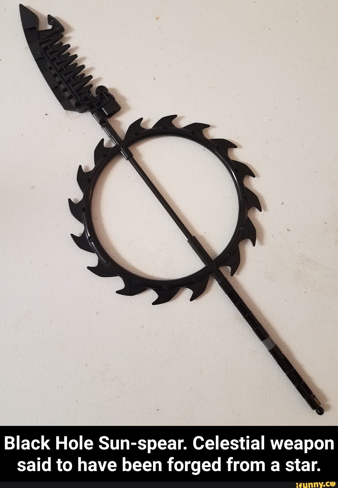 Black Hole Sun-spear. Celestial weapon said to have been forged from a ...