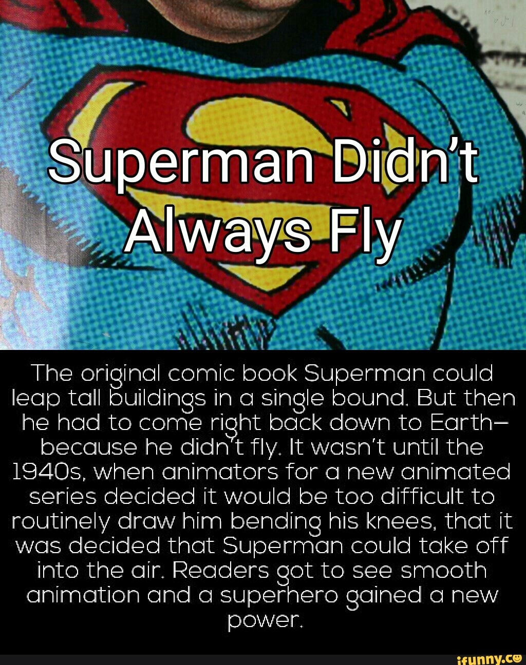 The original comic book Superman could leap tall buildings in a single ...