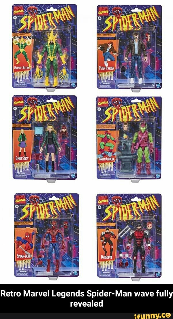 Retro Marvel Legends Spider-Man wave fully revealed - Retro Marvel ...