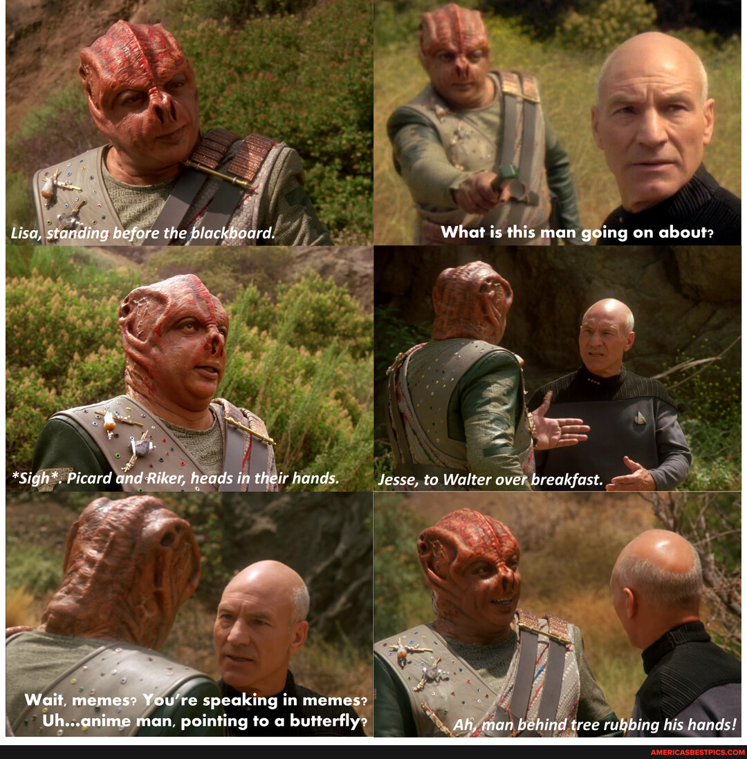 Lisa, standing before the blackboard. What is this man going on about ...