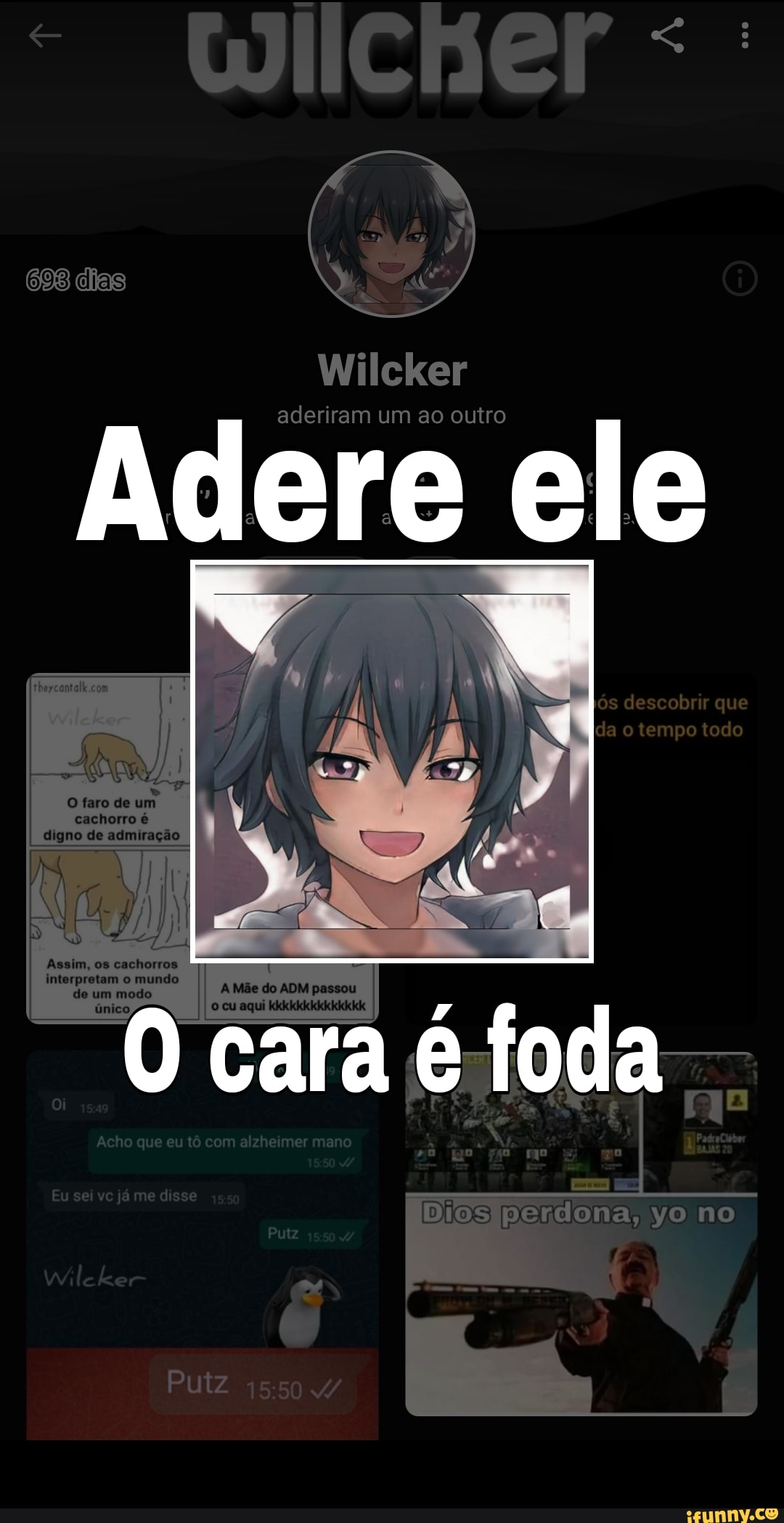 Dias aderiram um ao outro ele ecscobrirete faro de um cimira ção) II ...