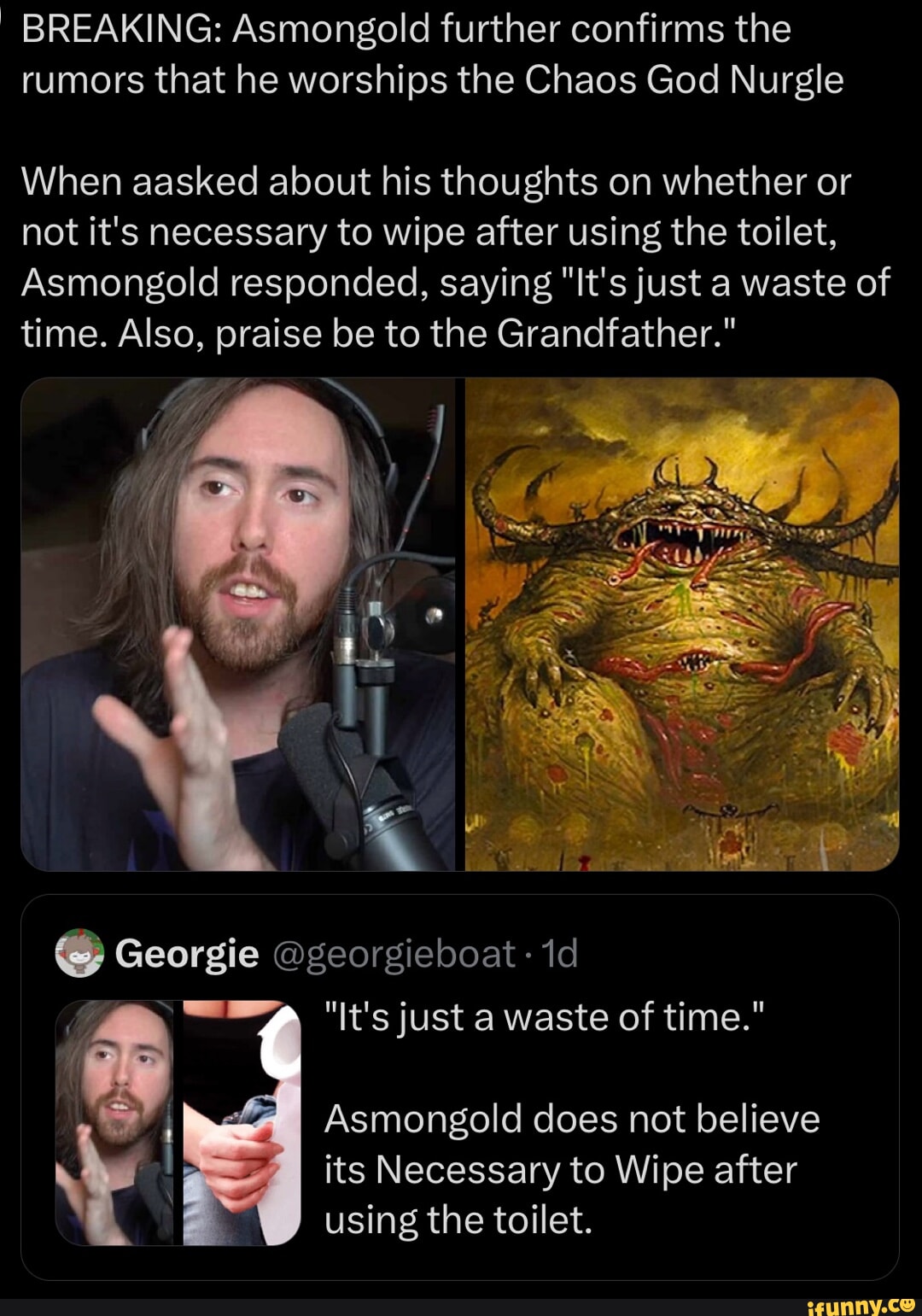 Elon Musk holding an Elon Musket at an Elon Mosque surrounded by Elon ...