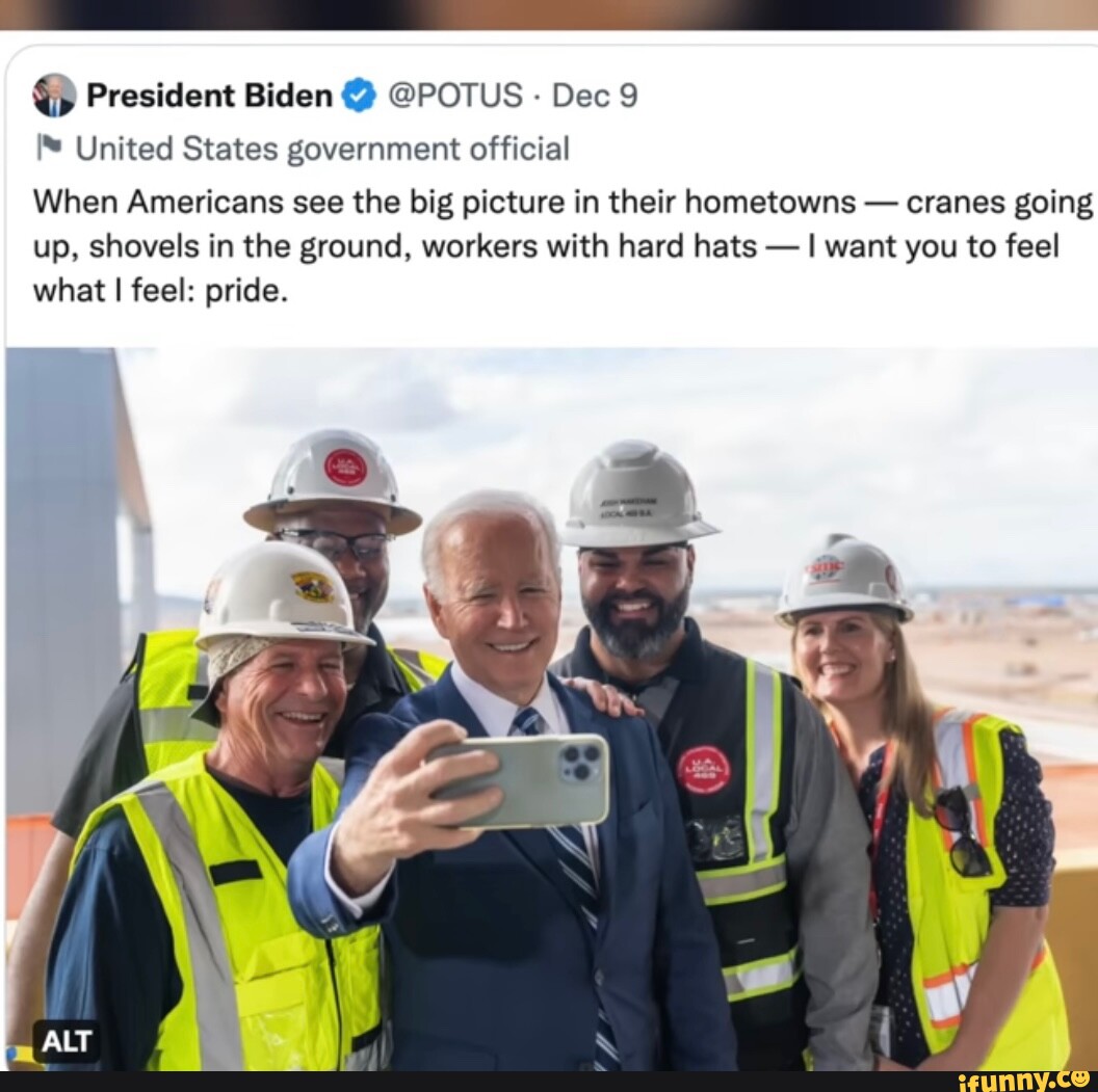 President Biden @ @POTUS Dec 9 United States government official When ...