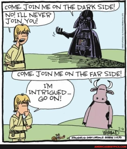 COME. JOIN ME ON THE DARK SIDE! No! NEVE JoIn You! - America’s best ...