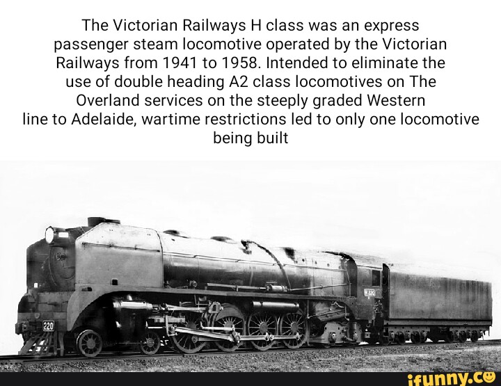 The Victorian Railways H class was an express passenger steam ...
