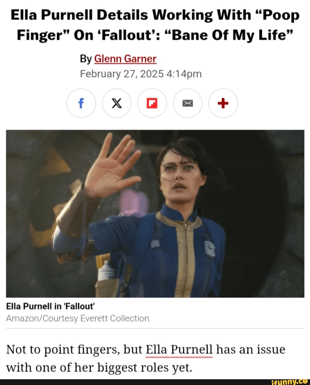 Ella Purnell Details Working With "Poop Finger" On 'Fallout': "Bane Of ...