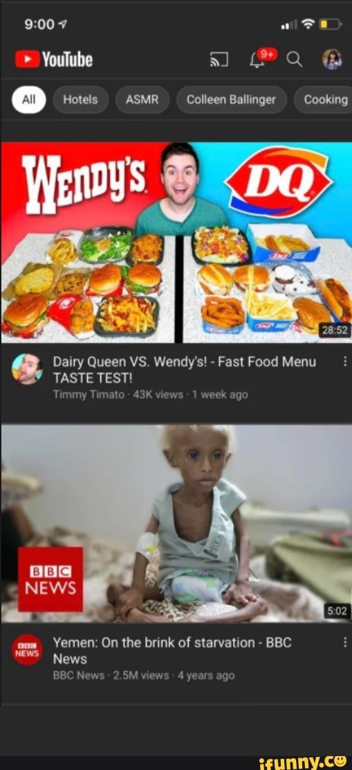 YouTube al & Hotels ASMR Colleen Ballinger Cooking Dairy Queen VS ...