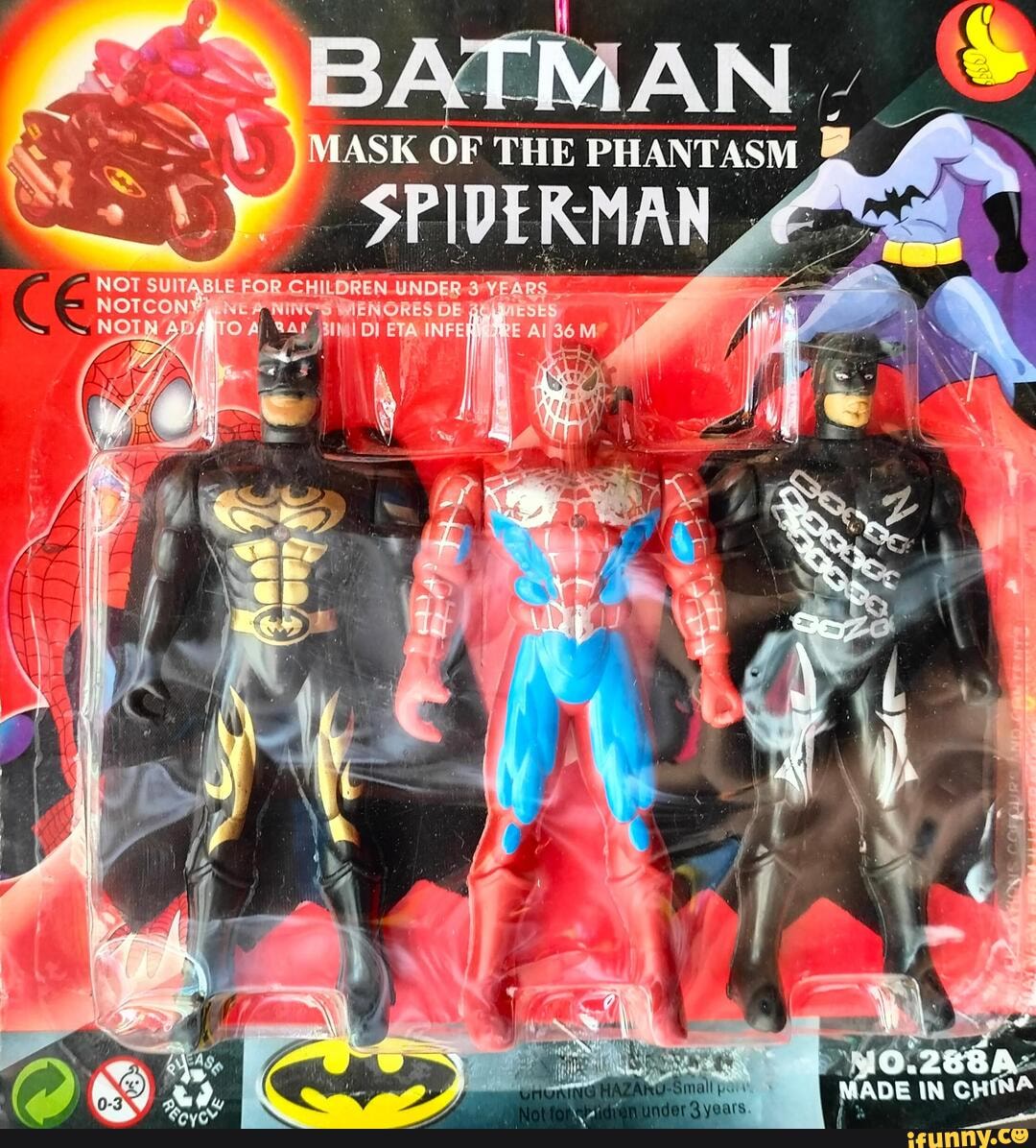 TM MASK OF THE PHANTASM SPIDERMAN ORES A Se, MADE IN SUITABLE FOR ...