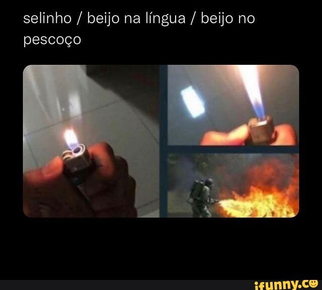 Selinho / beijo na língua / beijo no pescoço - iFunny