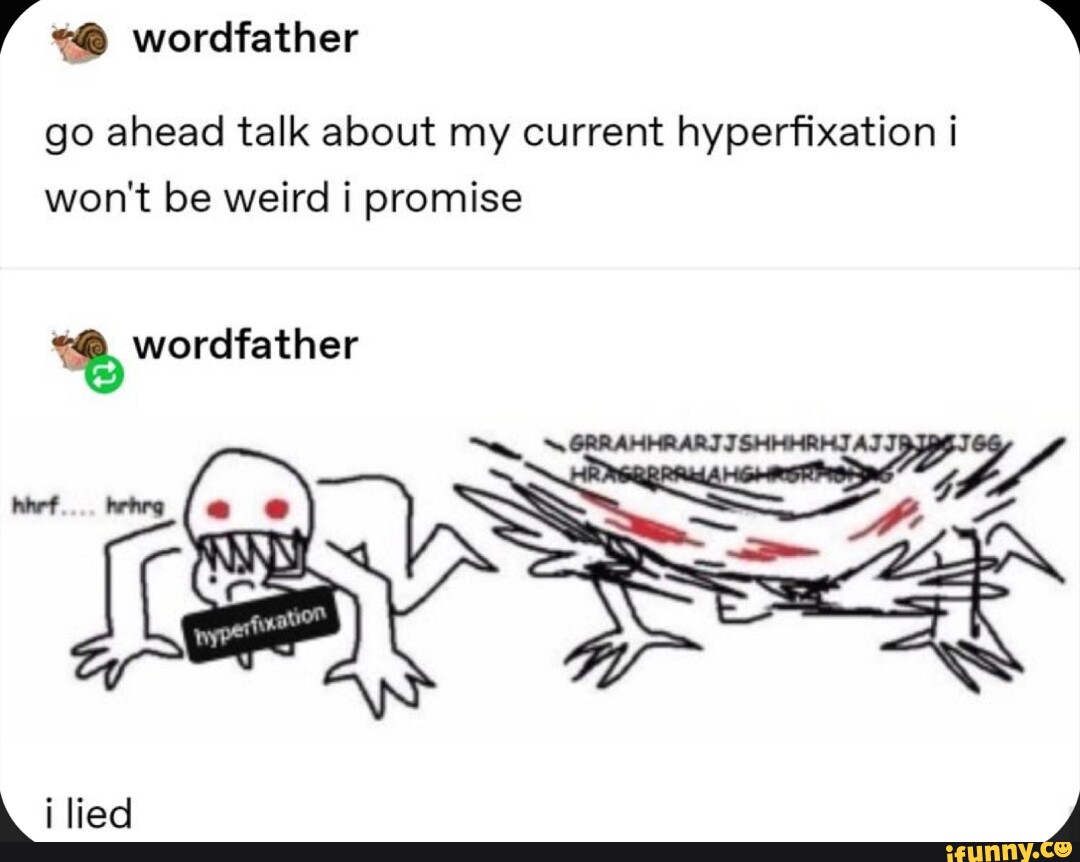 Go ahead talk about my current hyperfixation i won't be weird i promise ...