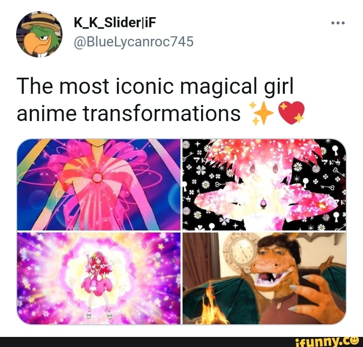 The most iconic magical girl anime transformations - iFunny