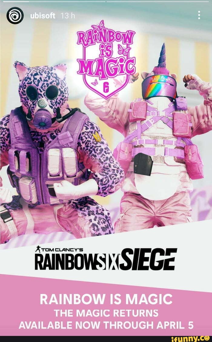 RAINBOWS) (SIEGE RAINBOW IS MAGIC THE MAGIC RETURNS AVAILABLE NOW ...