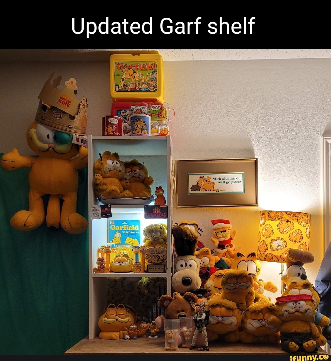 Updated Garf shelf - iFunny