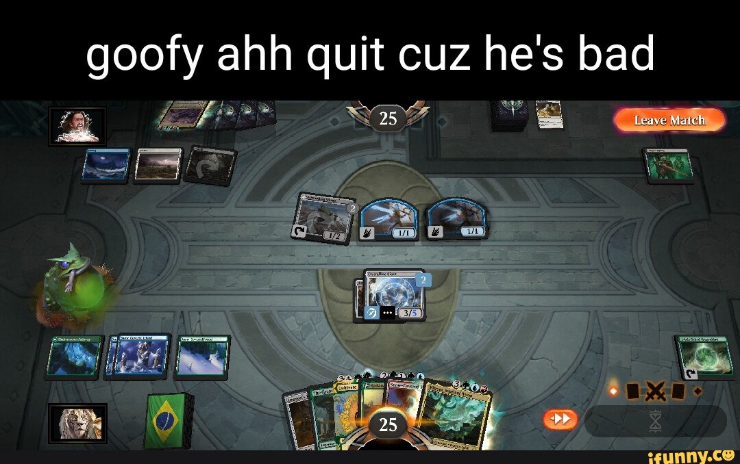 Goofy ahh quit cuz he's bad 25 - iFunny