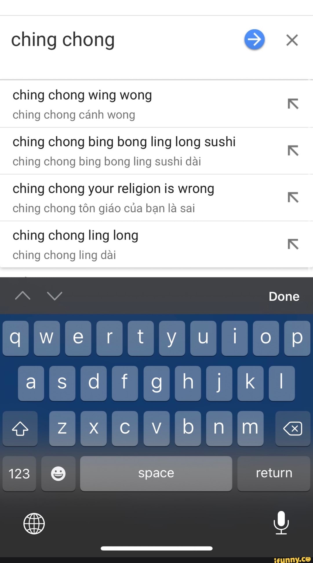 Ching chong ching chong wing wong ching chong Cánh wong ching chong ...