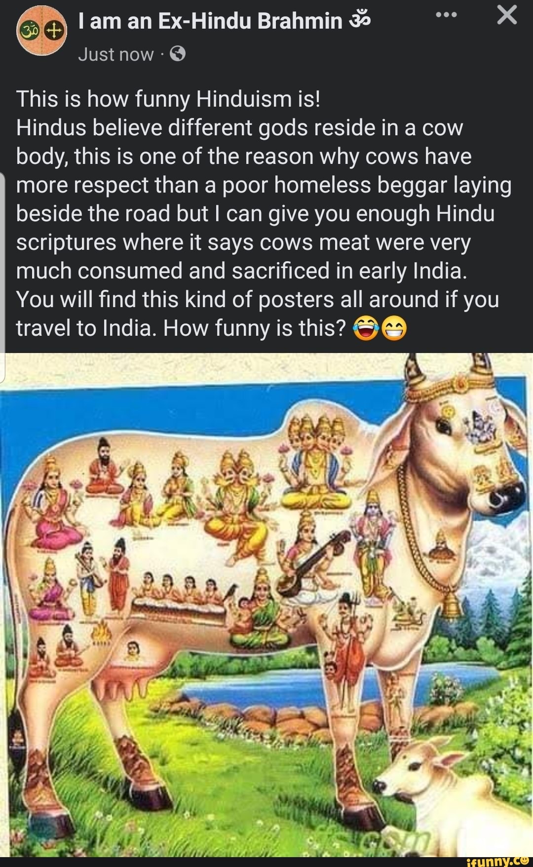 Brahmin memes. Best Collection of funny Brahmin pictures on iFunny