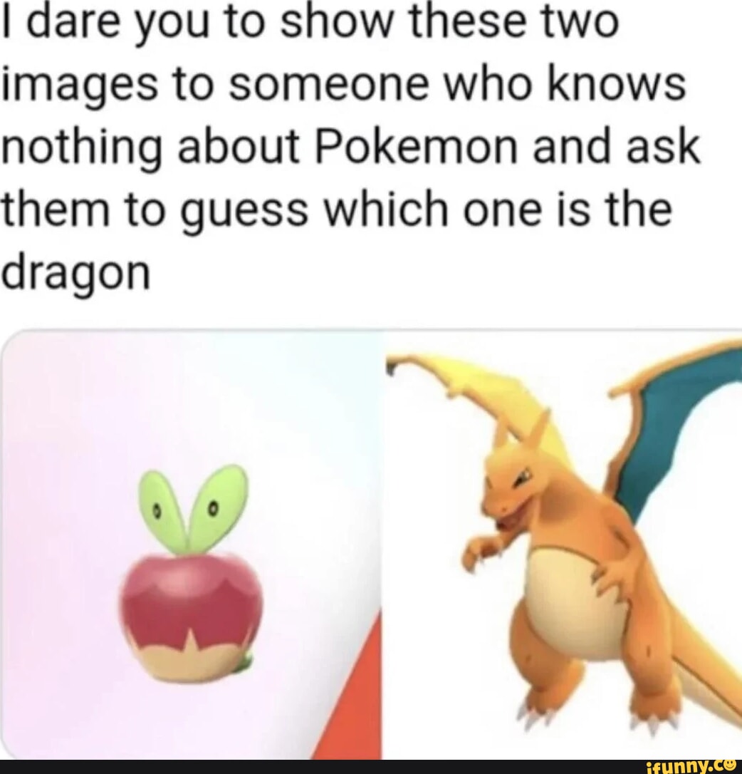 I dare you to show these two images to someone who knows nothing about ...