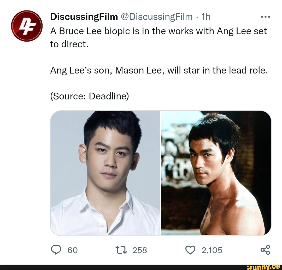 DiscussingFilm @DiscussingFilm A Bruce Lee biopic is in the works with ...