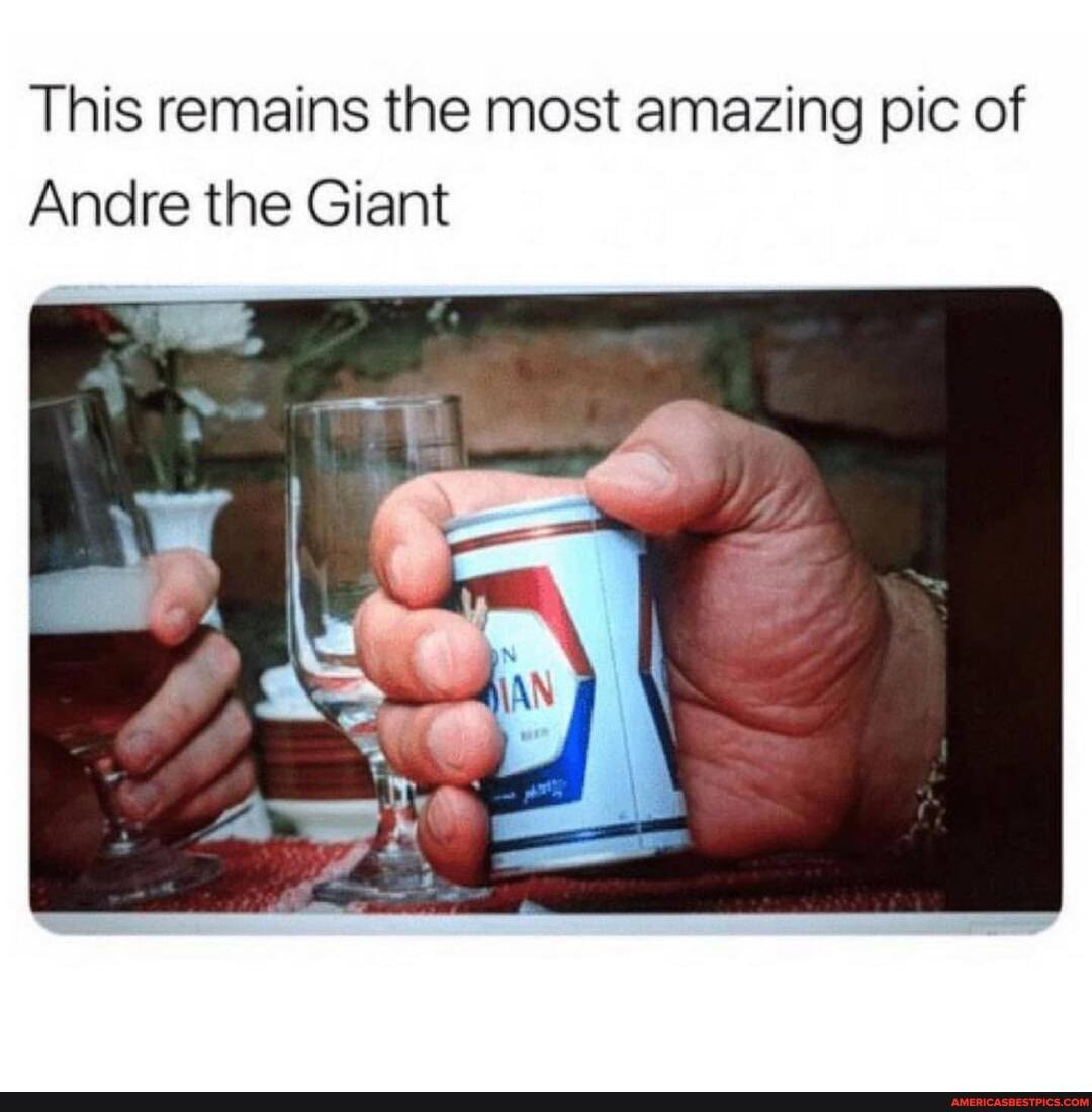 This remains the most amazing pic of Andre the Giant - America’s best ...