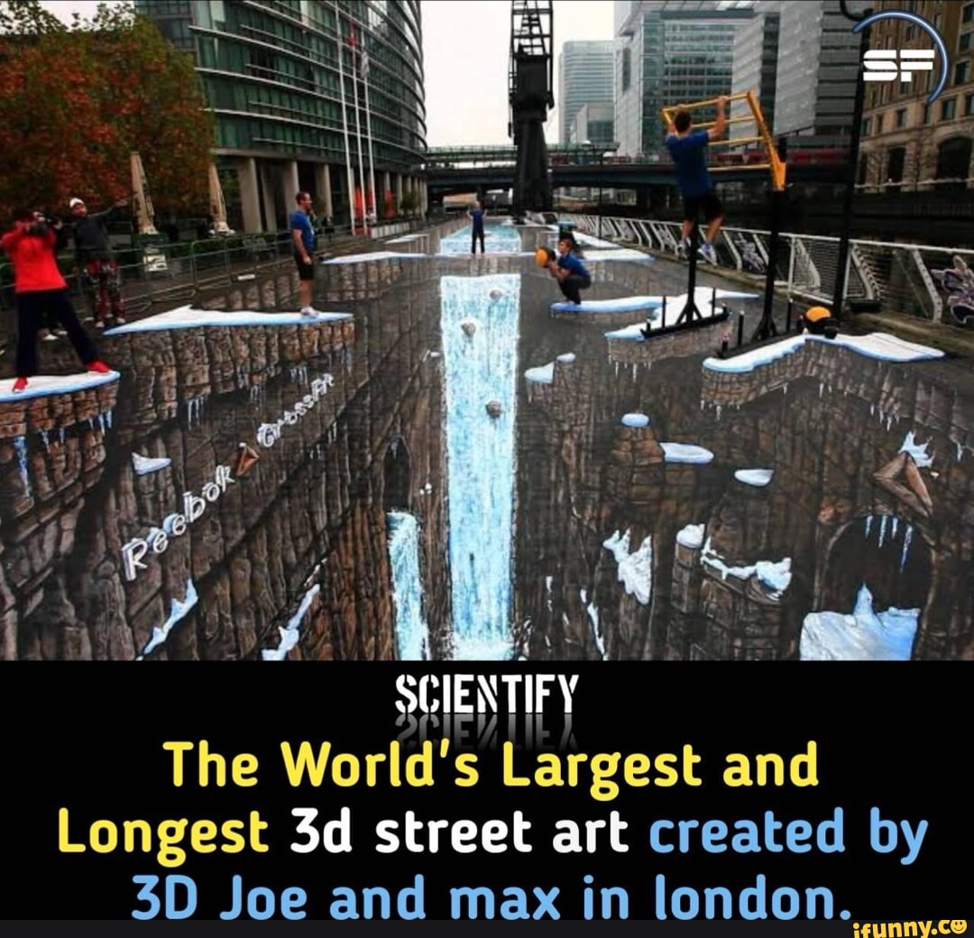 SCIENTIFY The World's Largest and Longest street art created by Joe and ...