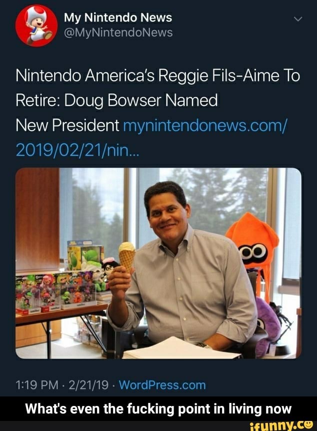 Nintendo America's Reggie Fils-Aime To Retire: Doug Bowser Named New ...