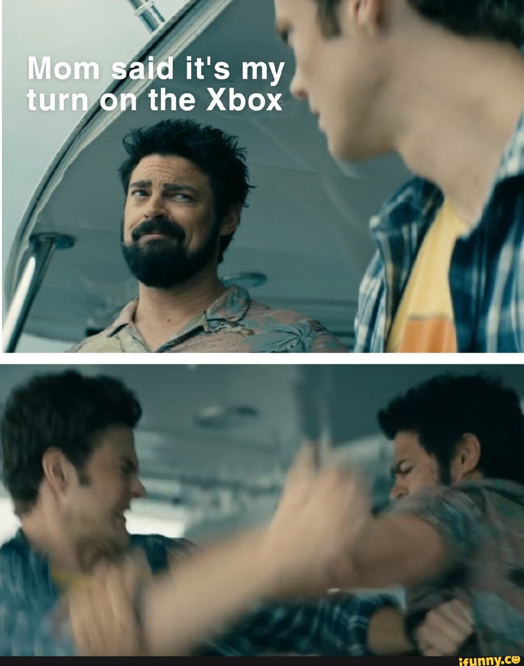 Mom said it's my turn on the Xbox - iFunny