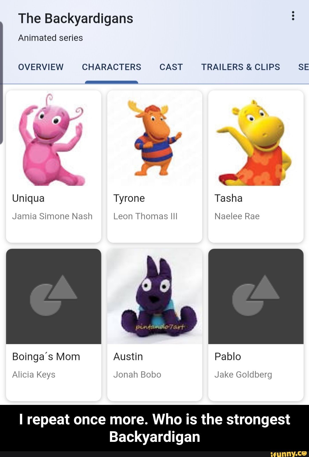 The Backyardigans Animated series Jamia Simone Nash Leon Thomas III ...