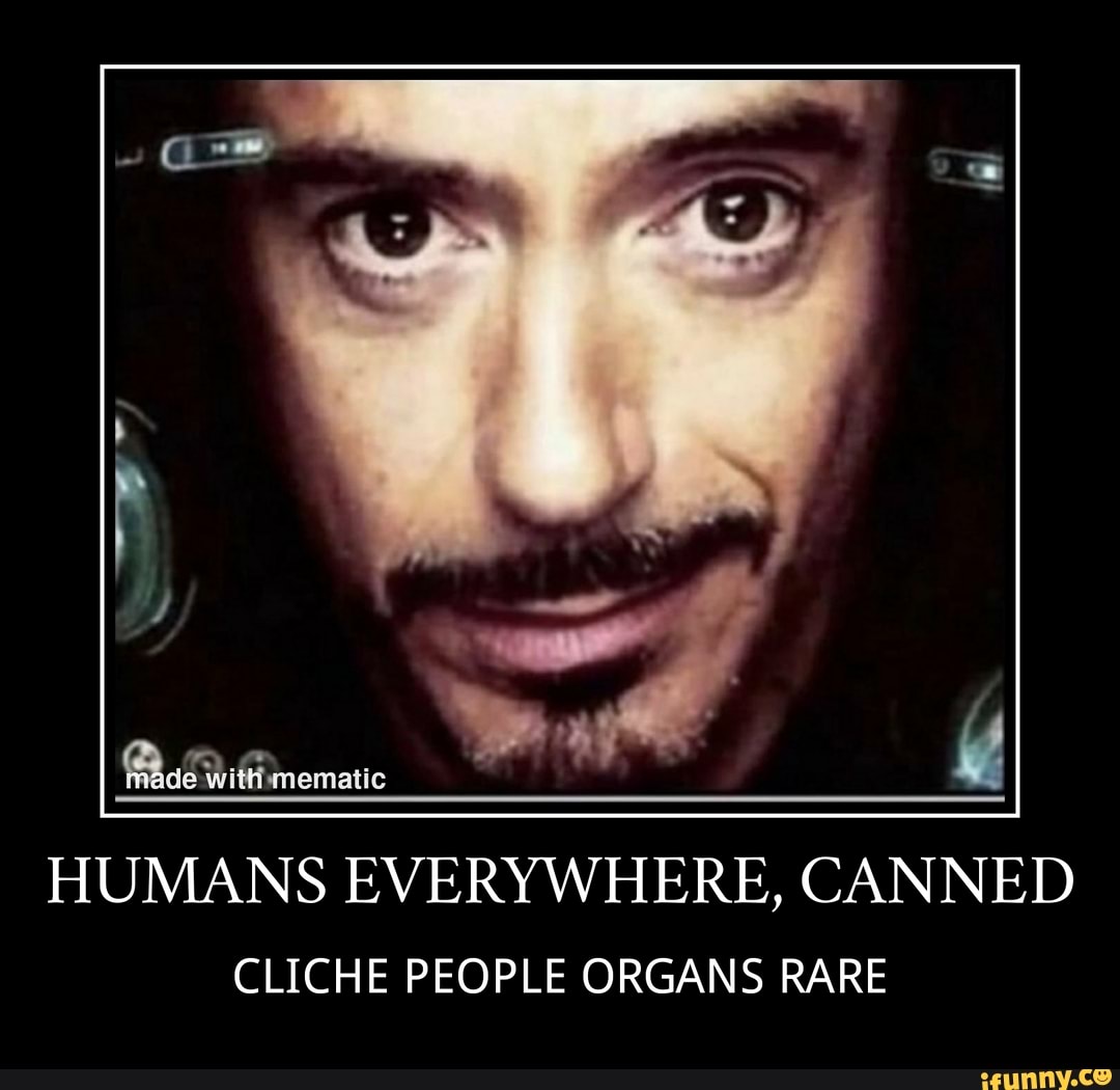 De Witt mematic HUMANS EVERYWHERE, CANNED CLICHE PEOPLE ORGANS RARE ...