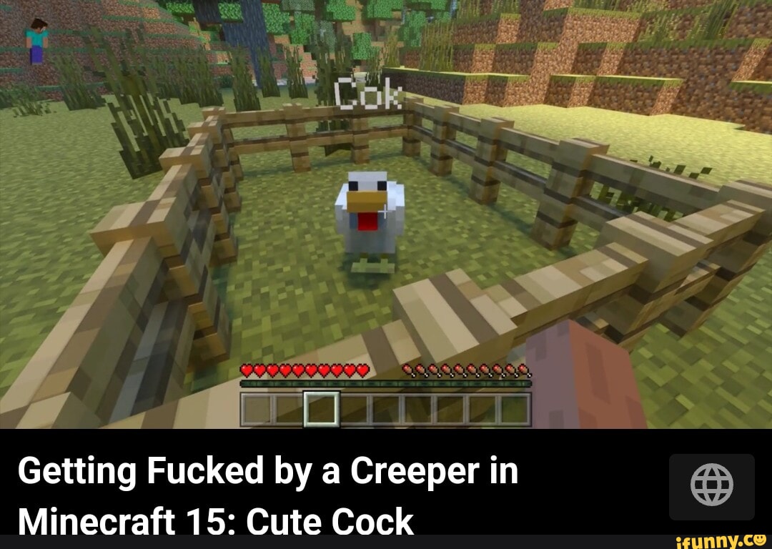 Getting Fucked by a Creeper in Minecraft 15: Cute Cock - iFunny