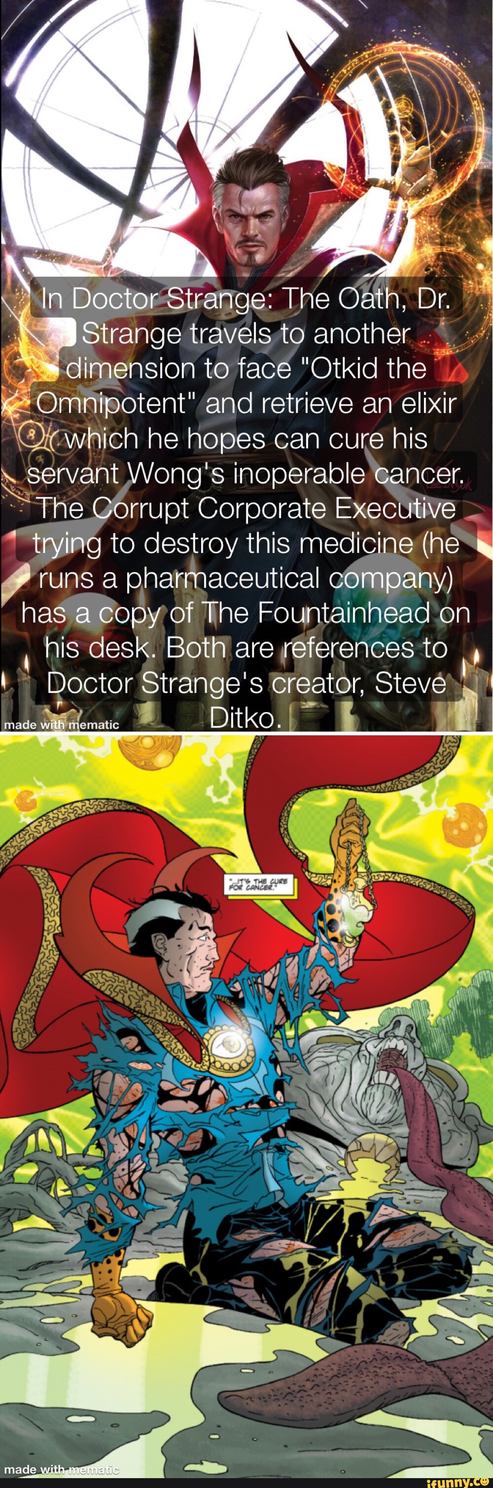 In Doctor Strange: The Oath, Dr. Strange travels to another dimension ...